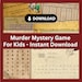 Chocolate Factory Robbery Mystery Game for Kids Instant Download - Etsy