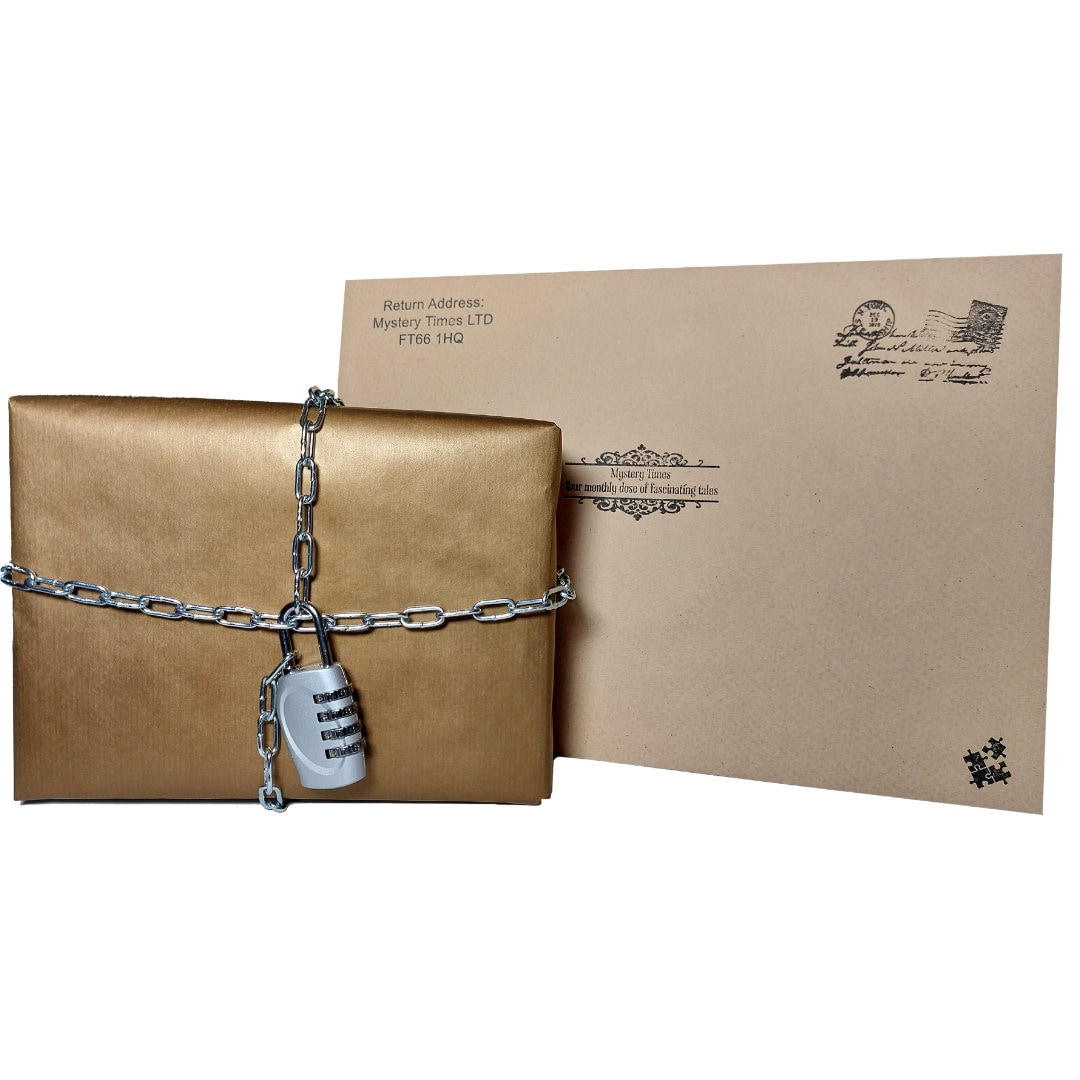 Escape Room Puzzle Game Kit - Lost Treasure Mystery - Lockable Gift Box ...