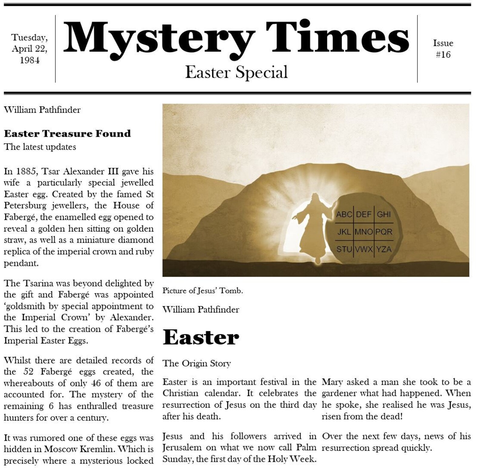 Easter Escape Room Game Kit With TWO Copies of the Puzzles and - Etsy UK