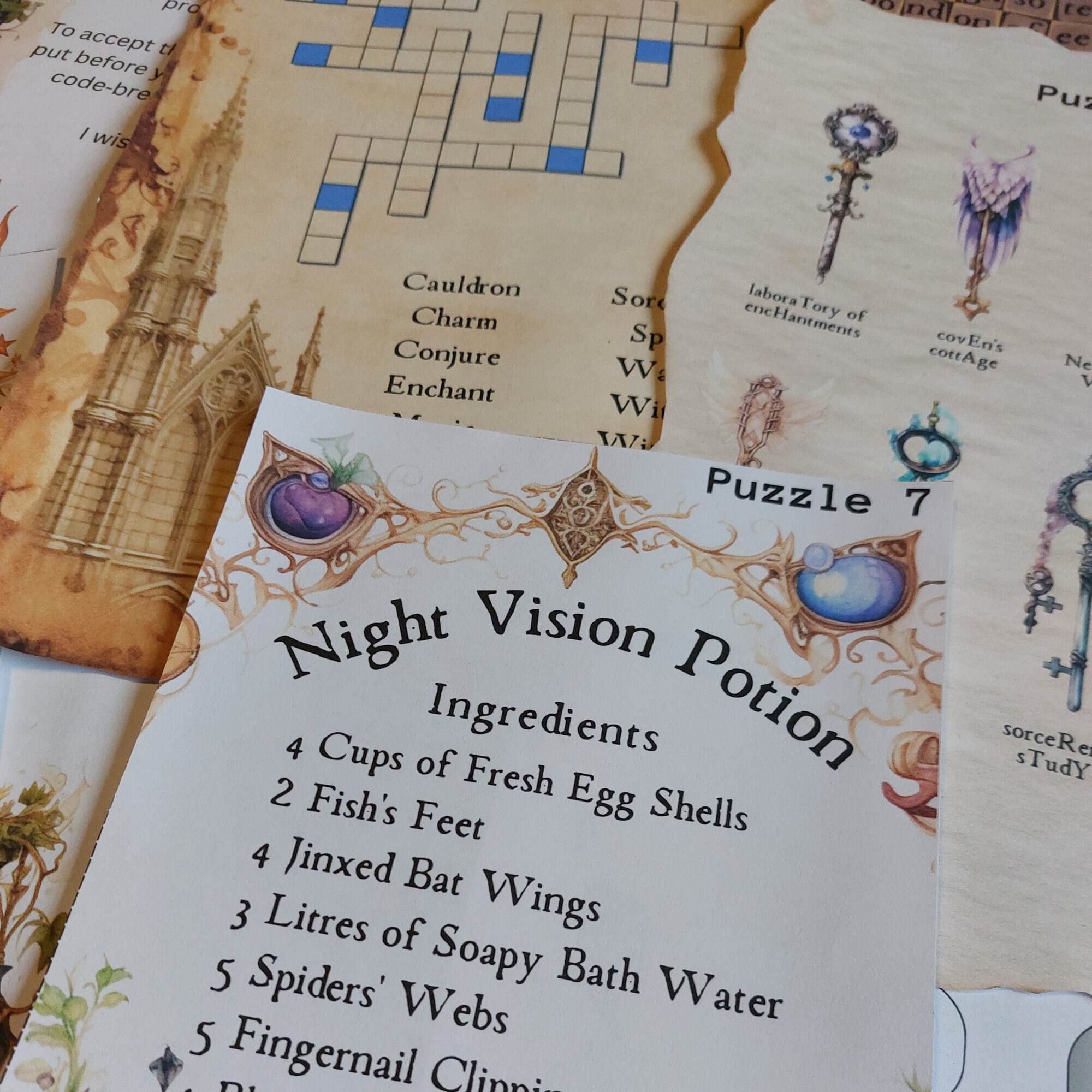 Wizard Escape Room Game for Kids Printable Instant Download - Etsy