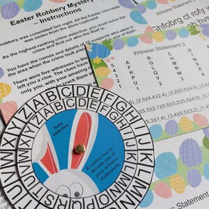 Easter Robbery Mystery for Kids With Lockable Gift Box Escape Room ...