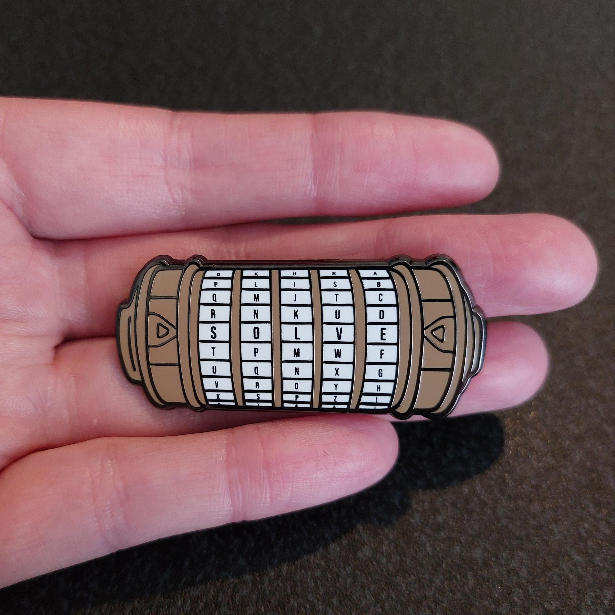 Cryptex Hard Enamel Pin – Escape Room Gift for Puzzle Lovers - Etsy