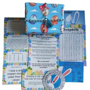 Easter Robbery Mystery for Kids With Lockable Gift Box Escape Room ...