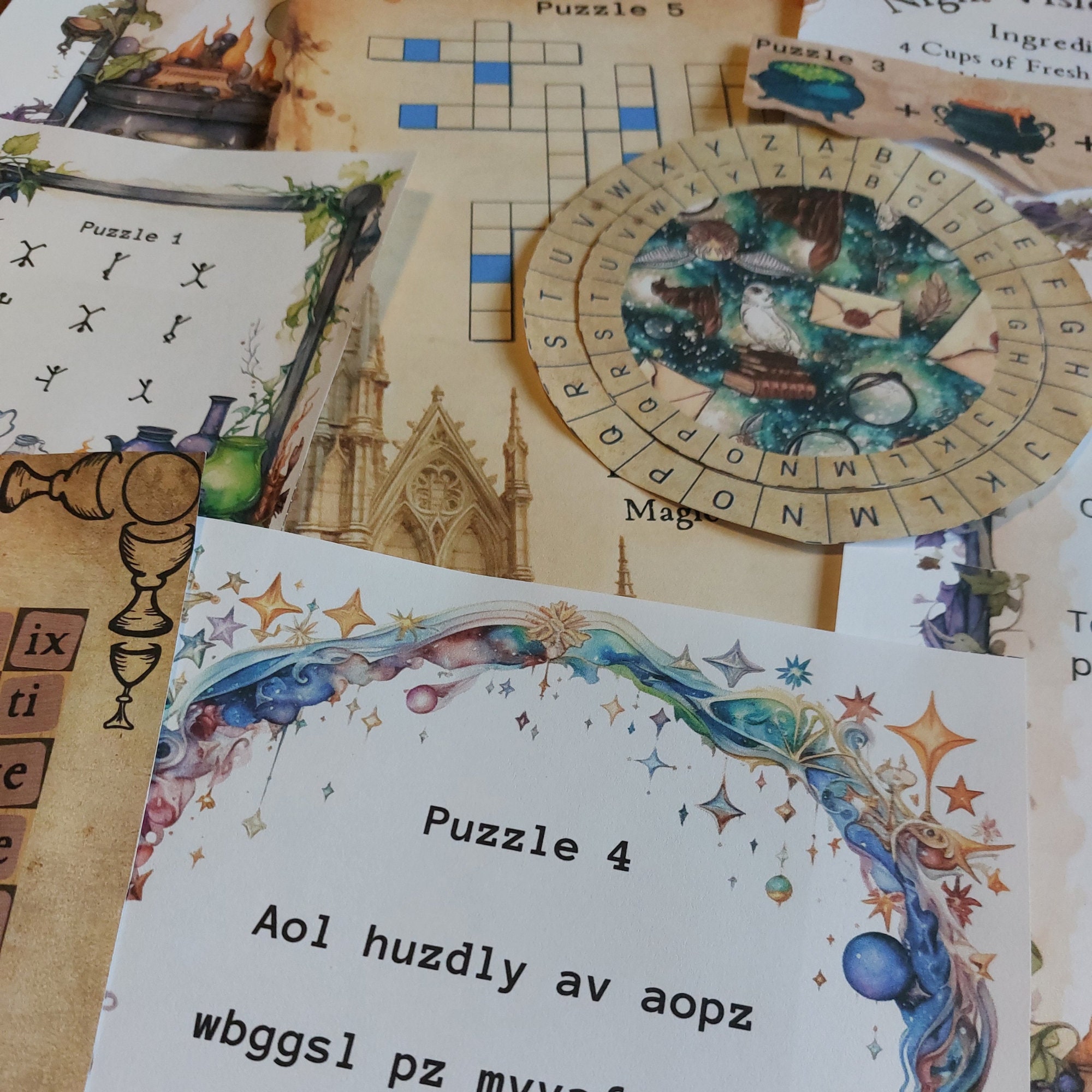 Wizard Escape Room Game for Kids - Printable Instant Download - Etsy