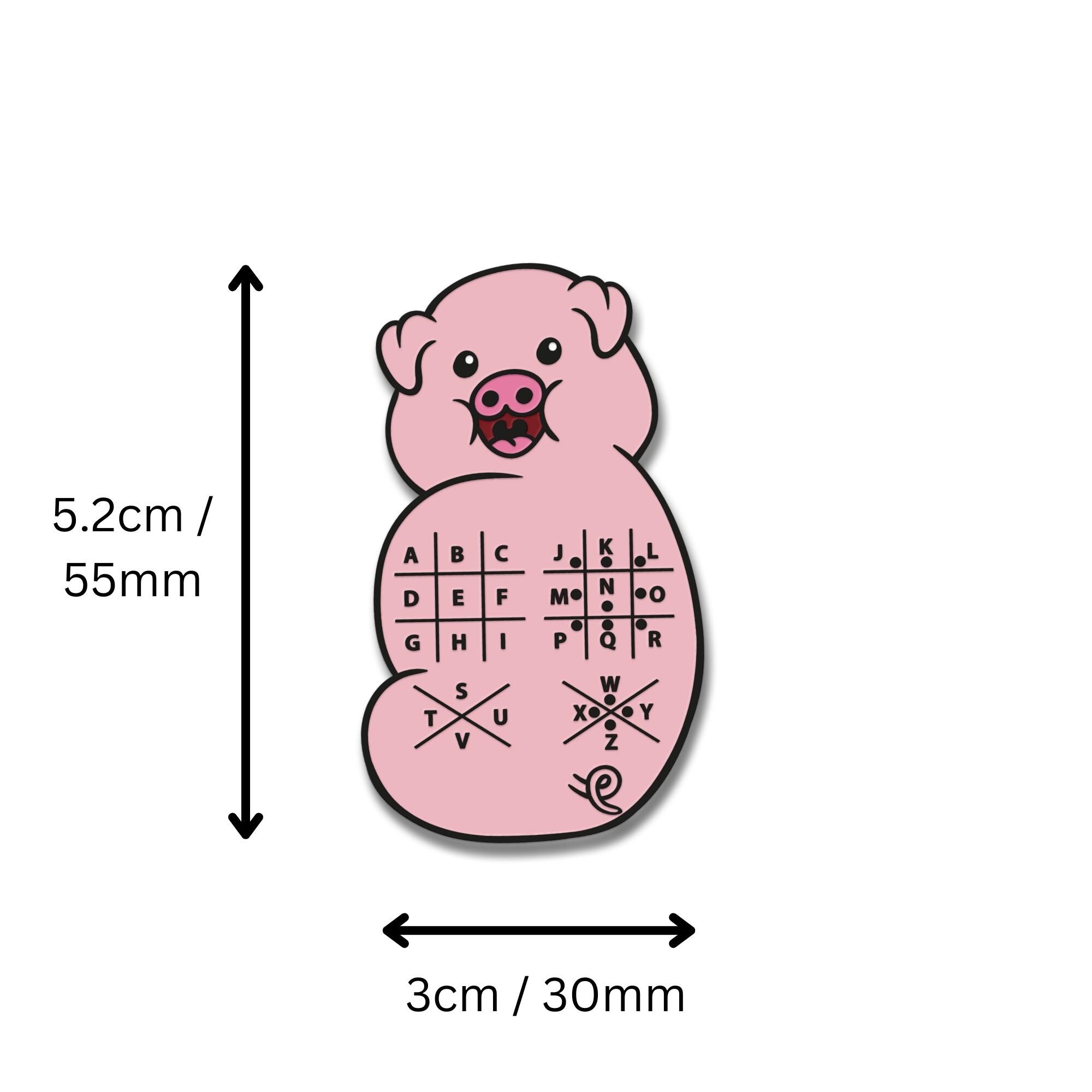 Pig Pen Cipher Enamel Pin - Escape Room Inspired - Perfect Gift for ...