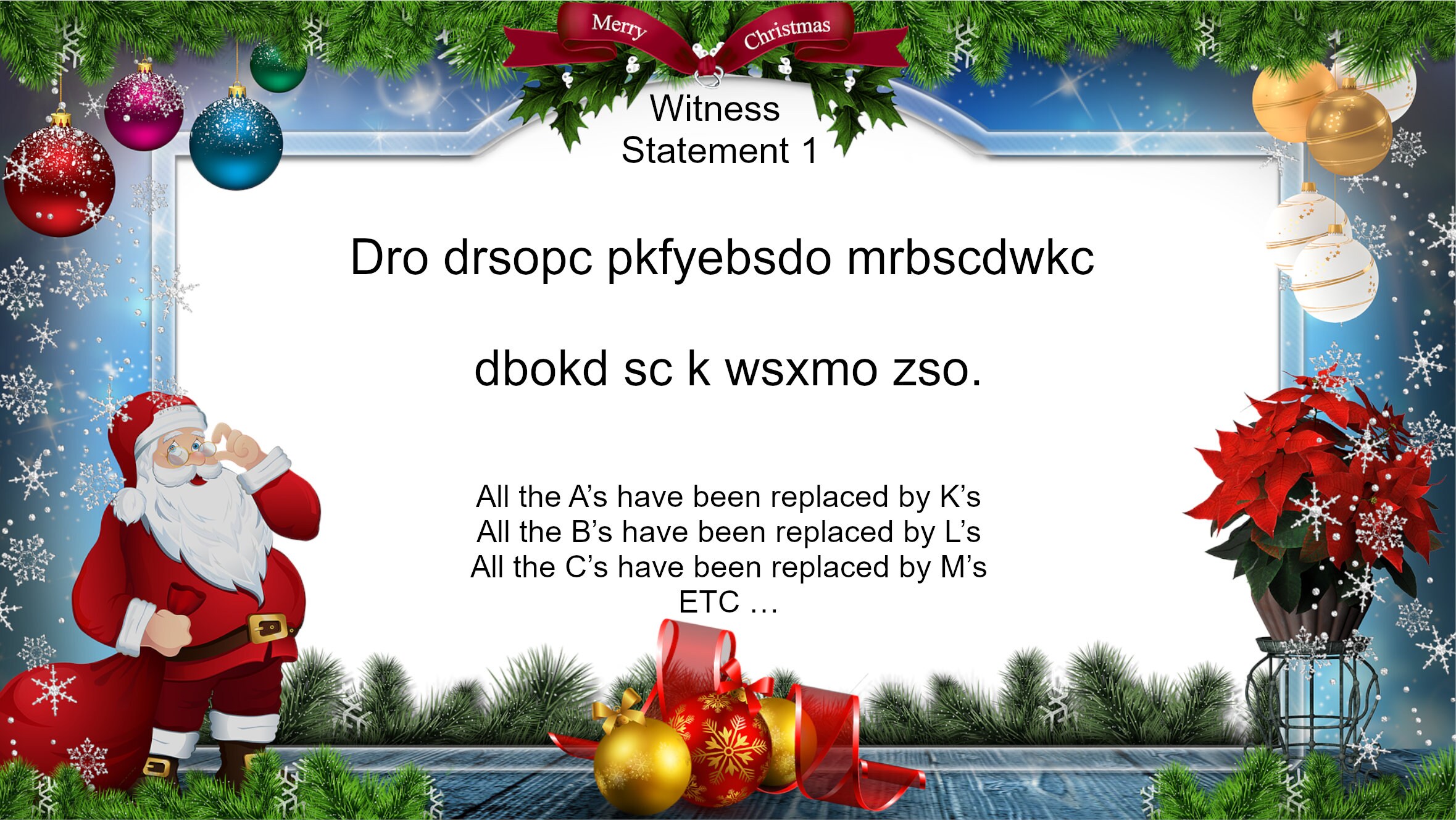 Christmas Robbery Mystery Kit for Kids Escape Room Inspired Printable ...