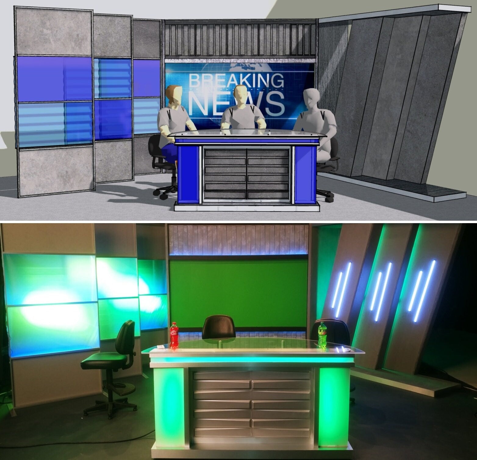 Tv Studio Set Furniture