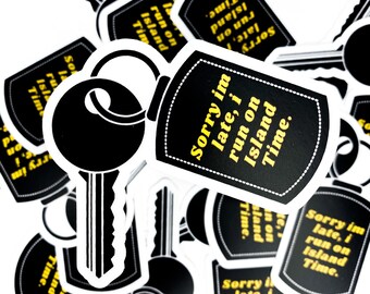Island Time Sticker - Etsy