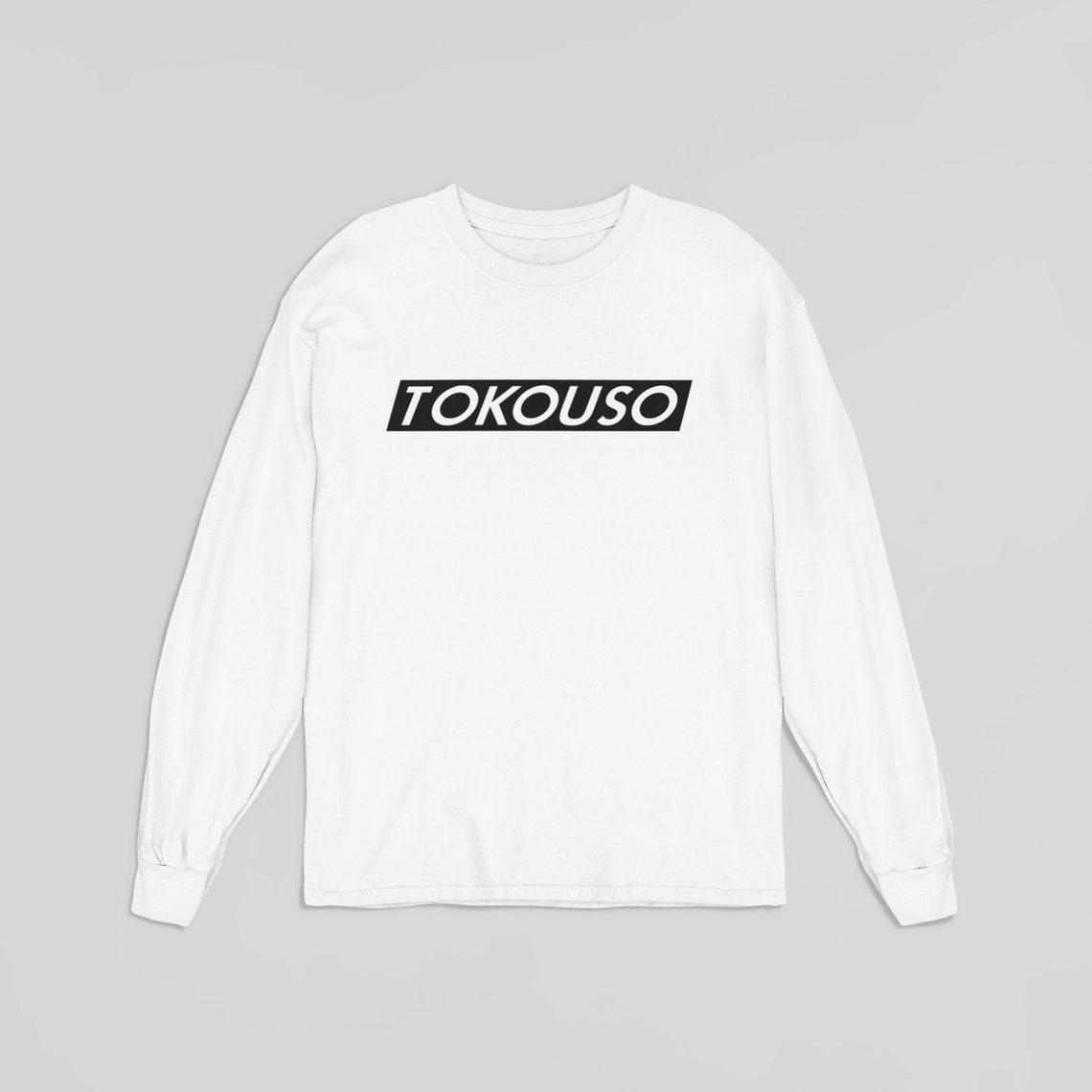 TOKOUSO Long Sleeve Square Logo Adult Unisex - Etsy