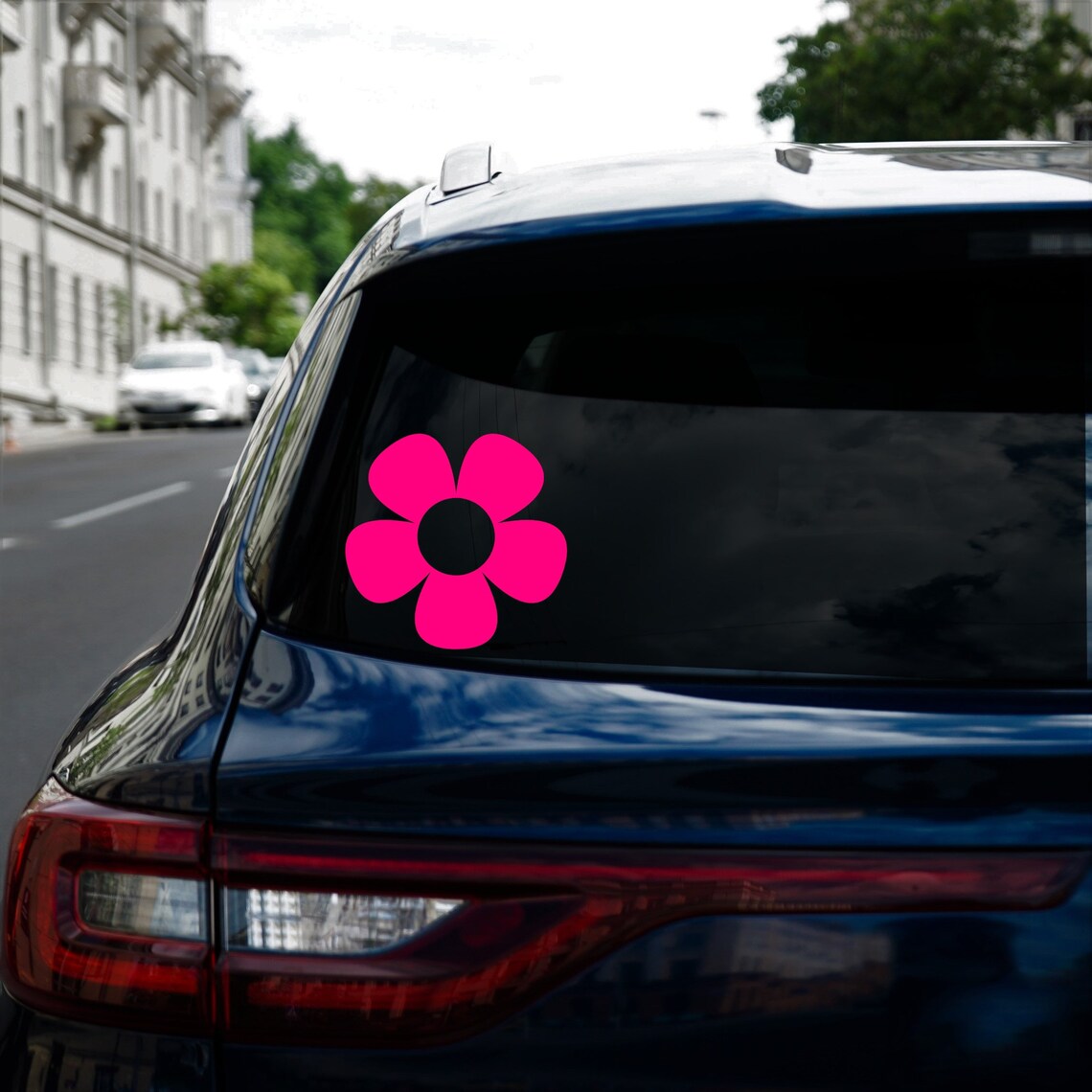 Hippie Flower Car Decal/ 70's Retro Daisy Window Sticker - Etsy