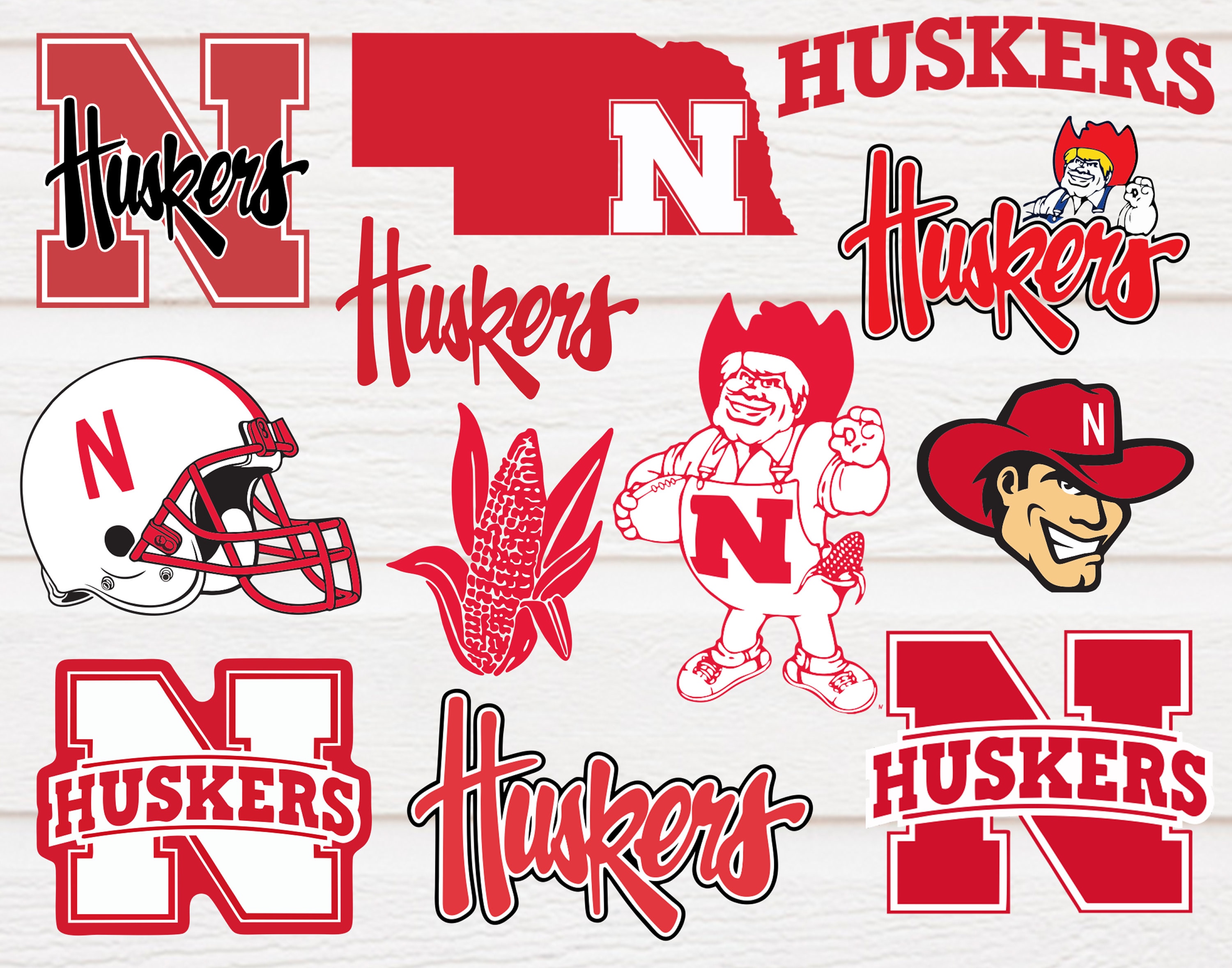 Nebraska Huskers svg Nebraska Huskers bundle svg Nebraska | Etsy