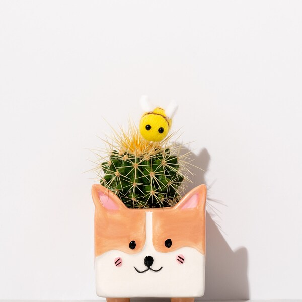 Corgi Planter - Etsy