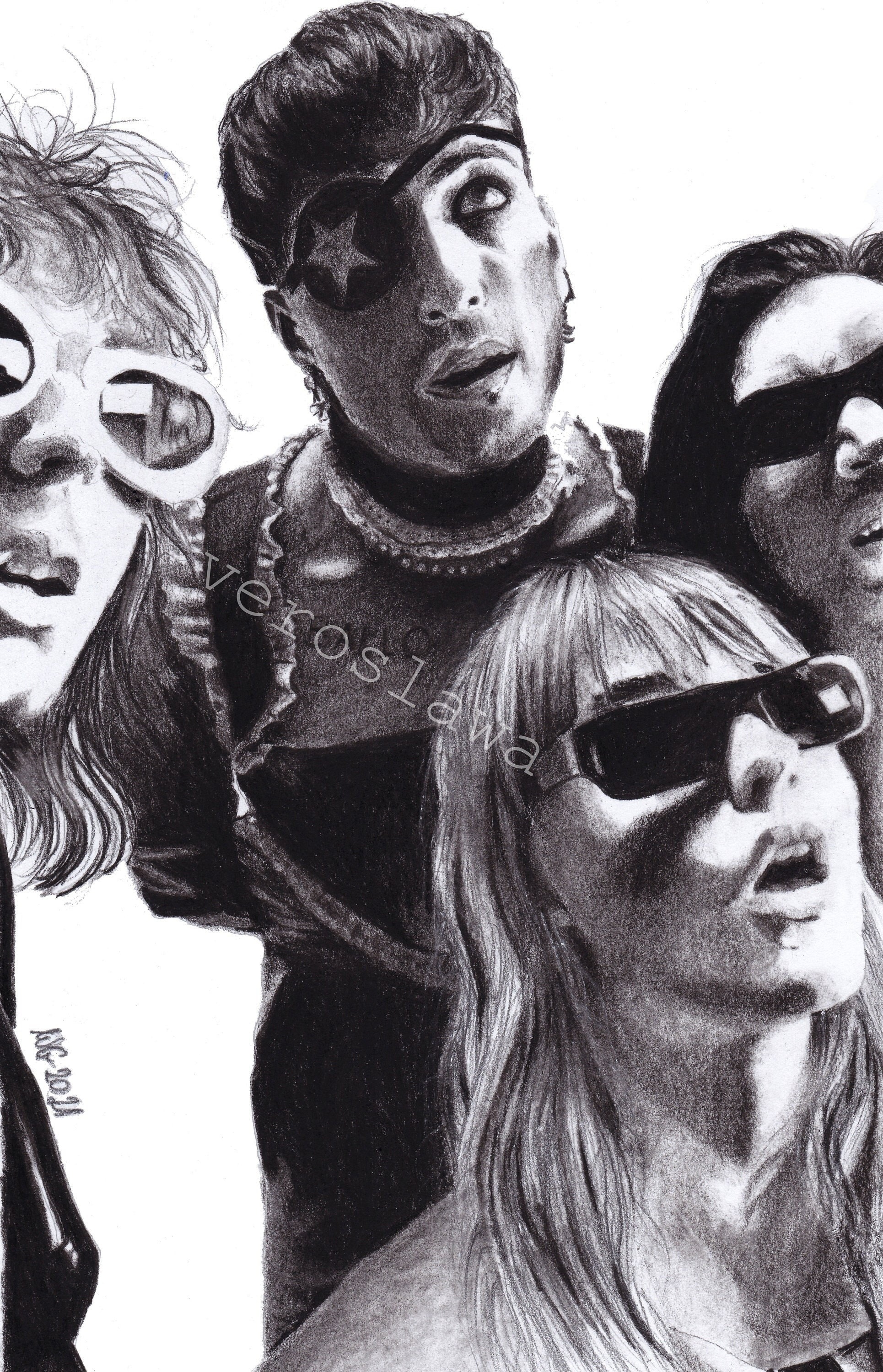 Måneskin Charcoal Drawing Print Damiano David Poster Portrait - Etsy ...