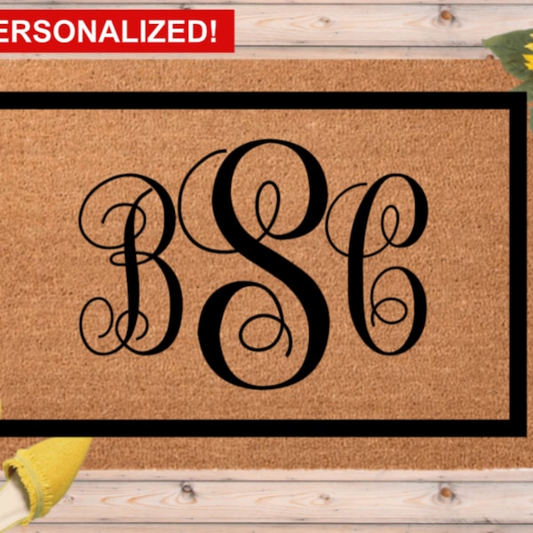 3 Letter Monograms - Etsy