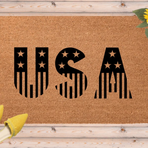 Outdoor American Flag Rug - Etsy