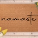 Namaste Outdoor Doormat Script Sanskrit Yoga Front Welcome - Etsy