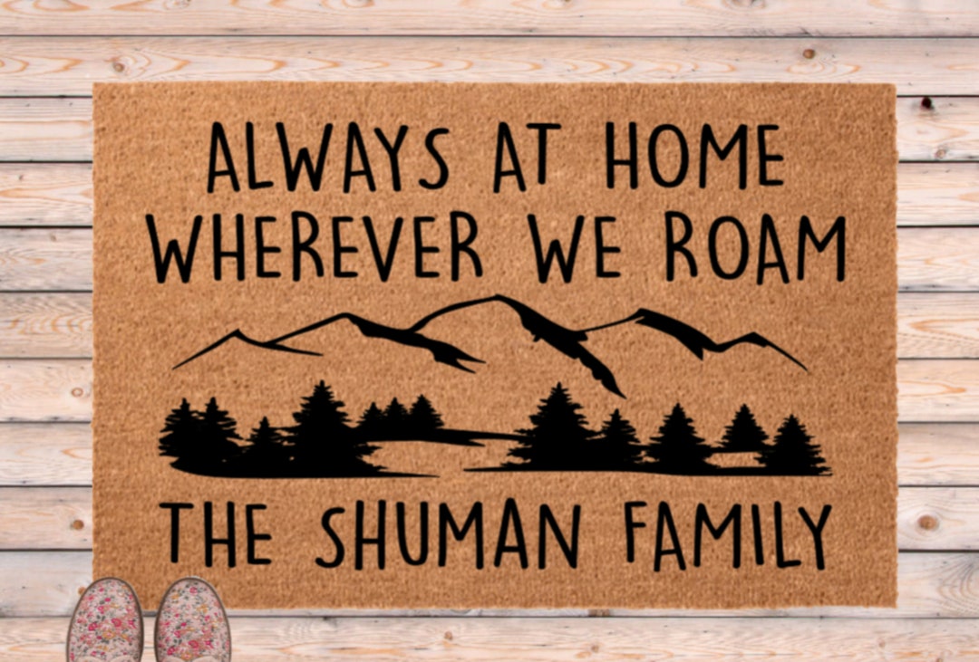 RV Doormat, RV Decor, Camping Trailer Door Mat, Custom Personalized RV ...