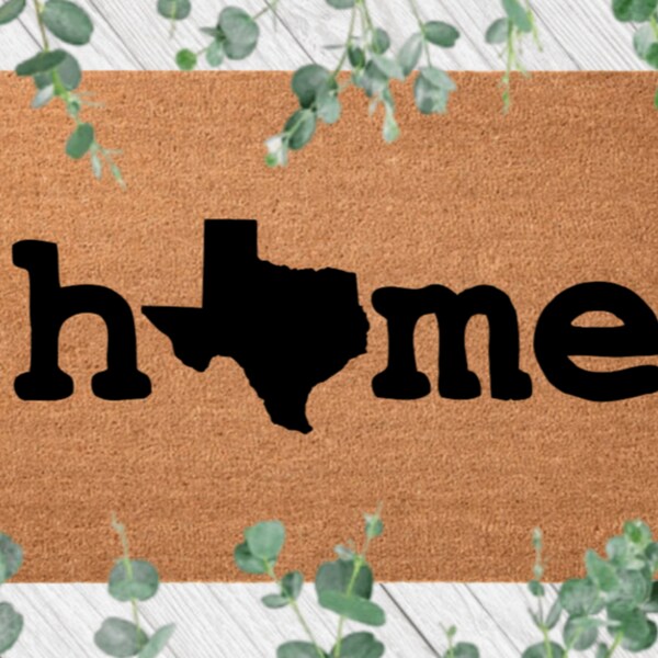 Texas Doormat - Etsy