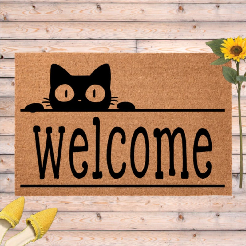 Cat Welcome Home Mats - Etsy