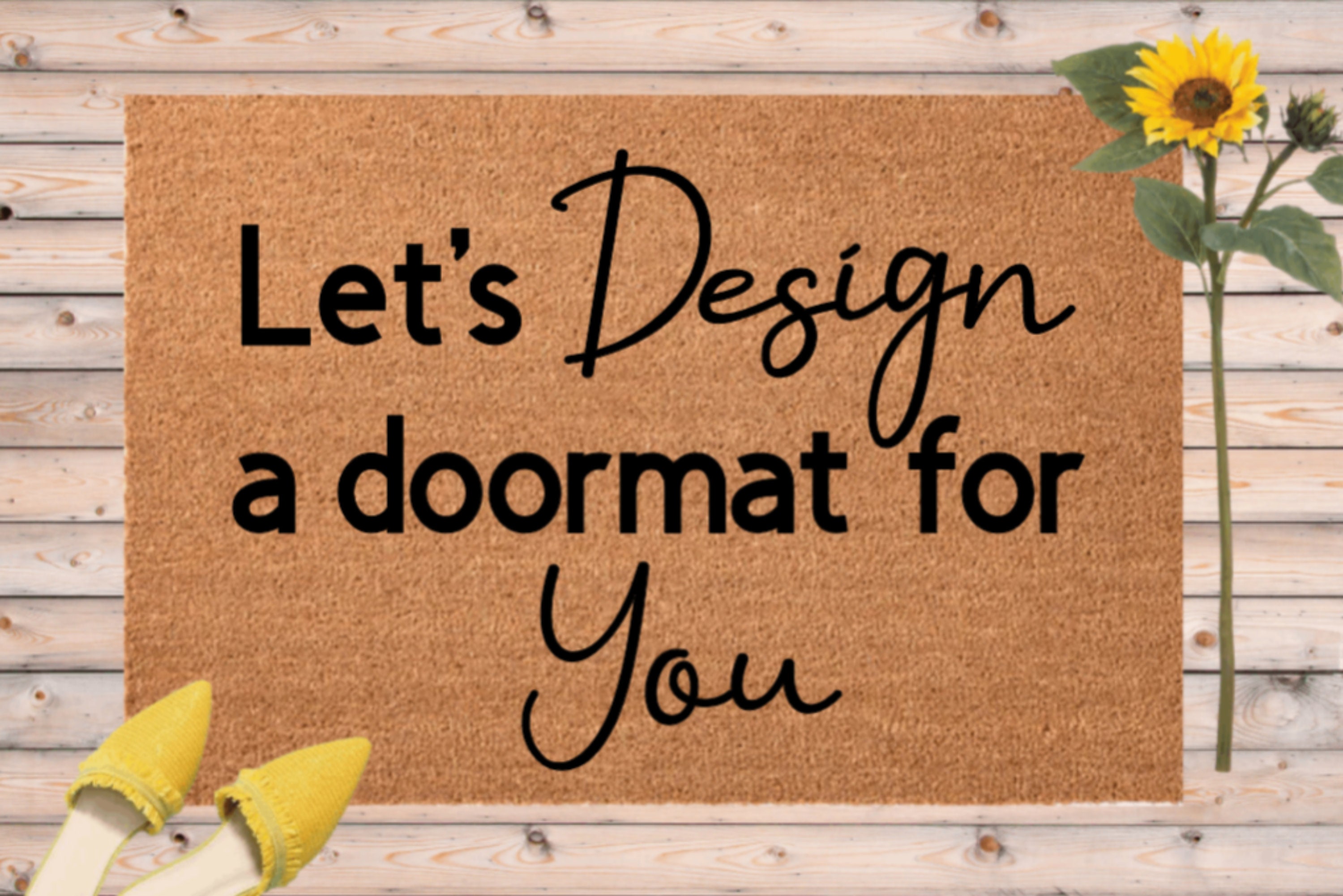 Create Your Own Custom Door Mat, Personalized Business Logo Doormat ...