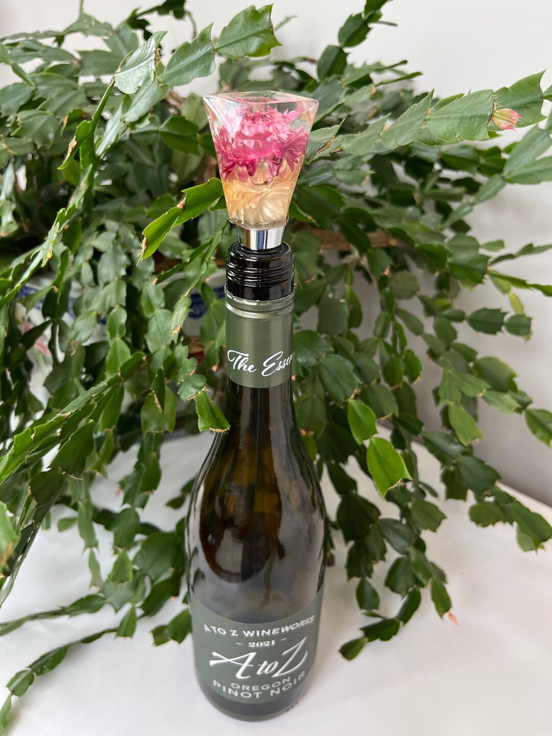 Real Preserved Flower Cork, Resin Bottle Cork, Floral Wine Cork, Flower ...