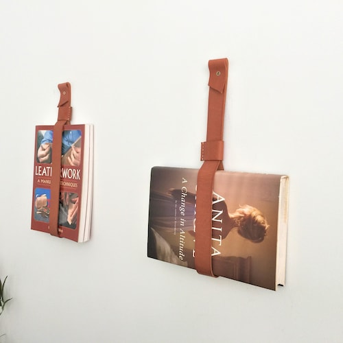 Leather Magazine Rack Book Holder. - Etsy