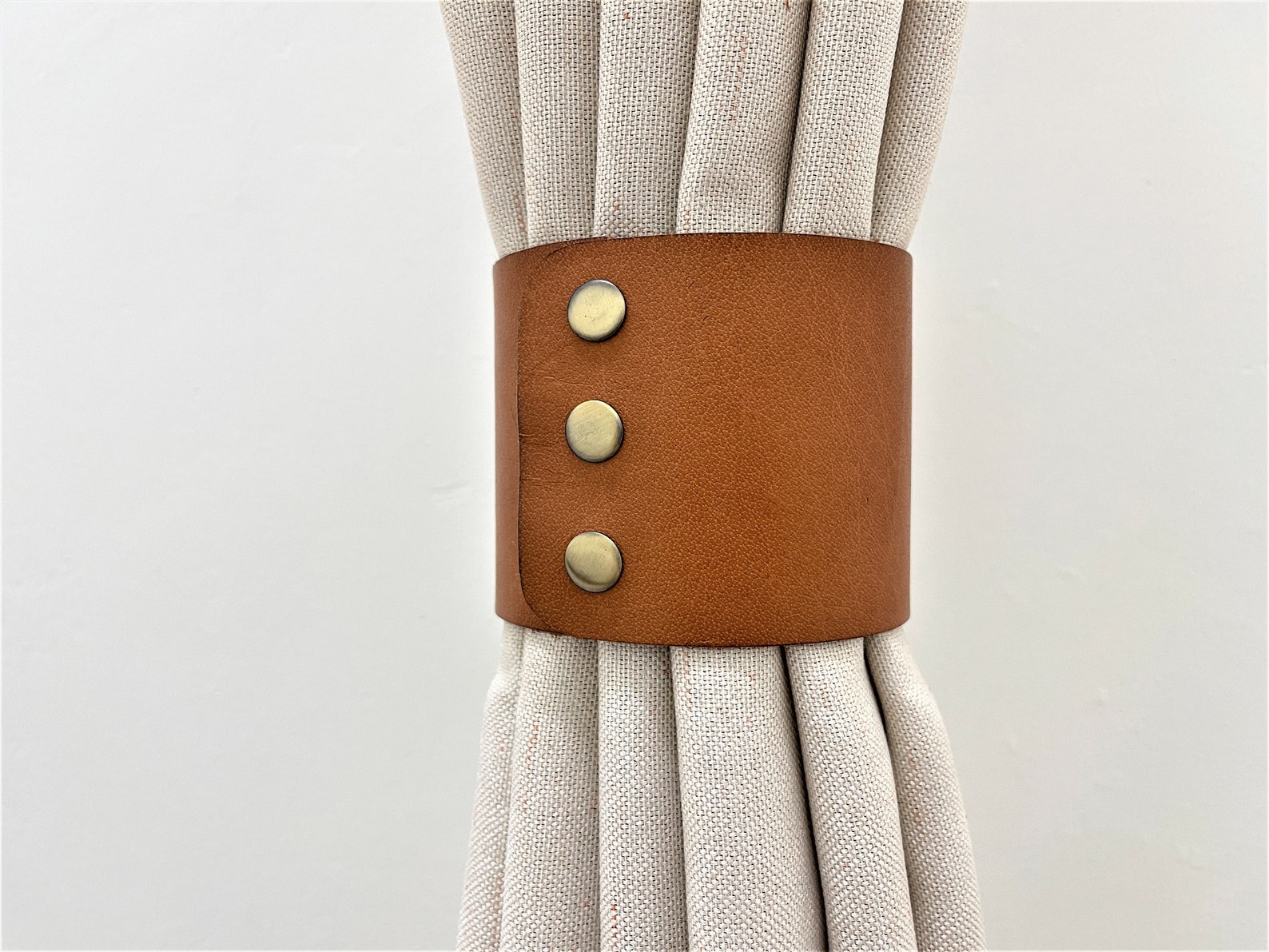 Modern Decor Minimalist Leather Curtain Tie-back Elegant Window ...