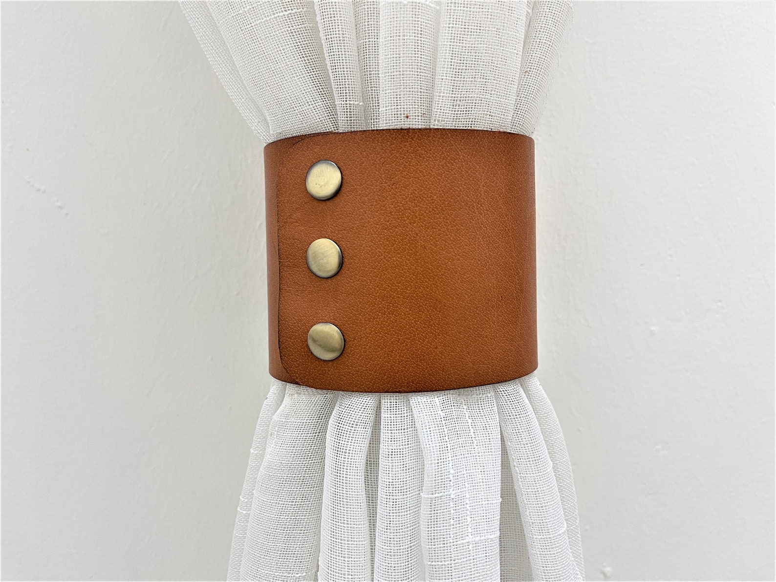 Modern Decor Minimalist Leather Curtain Tie-back Elegant Window ...