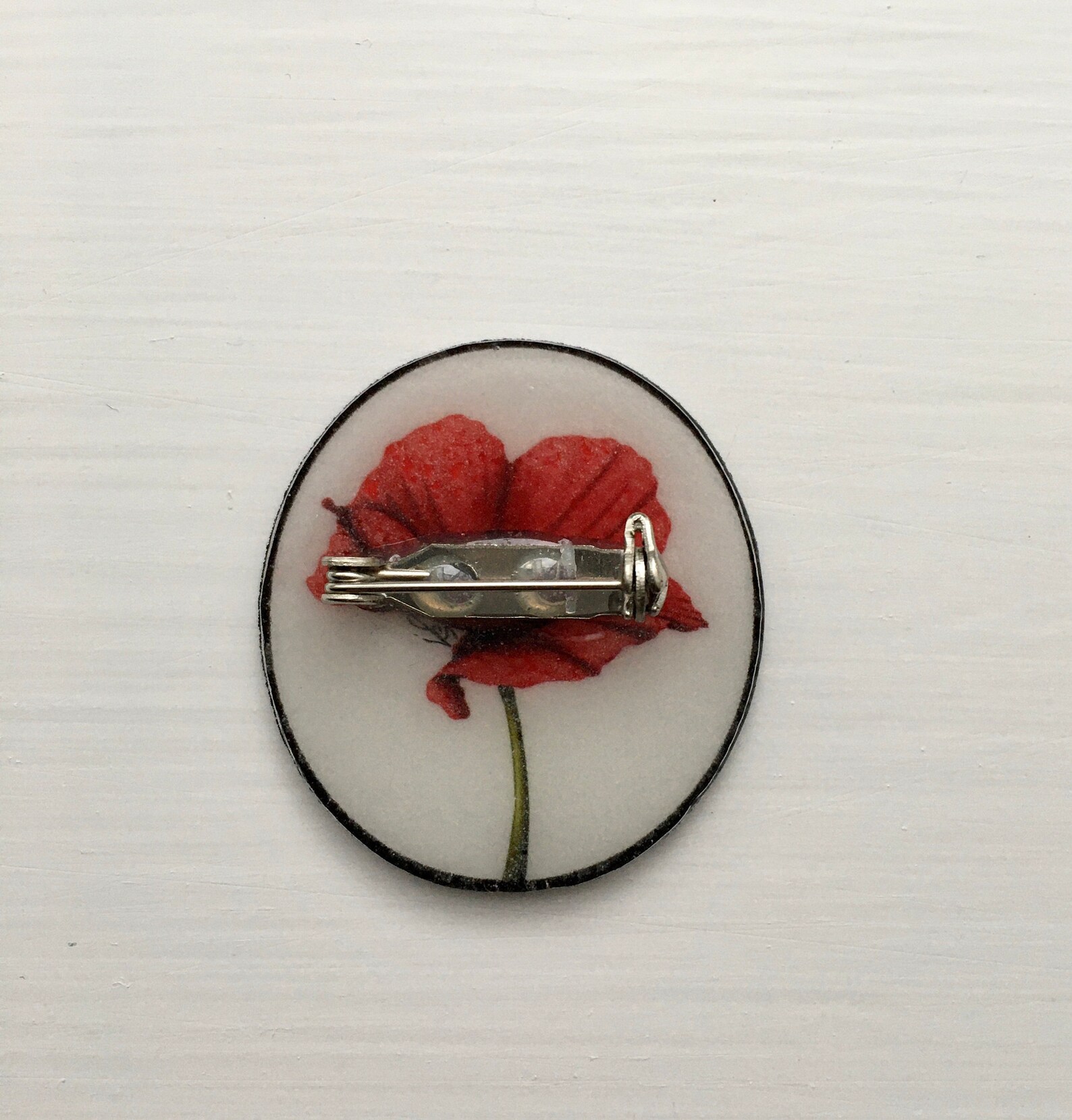 Remembrance Day Poppy Pin | Etsy