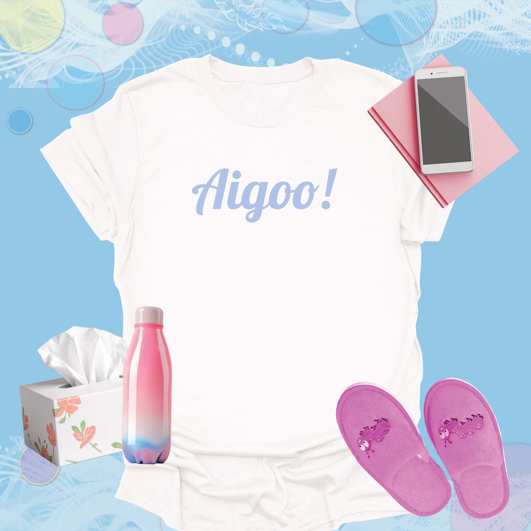 Aigoo Korean Expression T-shirt Aigoo Fun K-drama Themed Clothes - Etsy