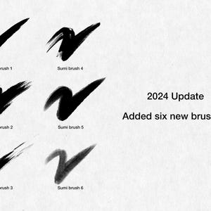 Procreate Sumi Brushes - Ink Wash Painting Brushset - Etsy