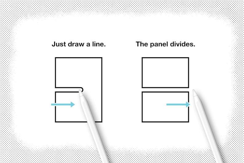 Procreate Manga Panel Maker - Comic Frames Layout Kit - Etsy