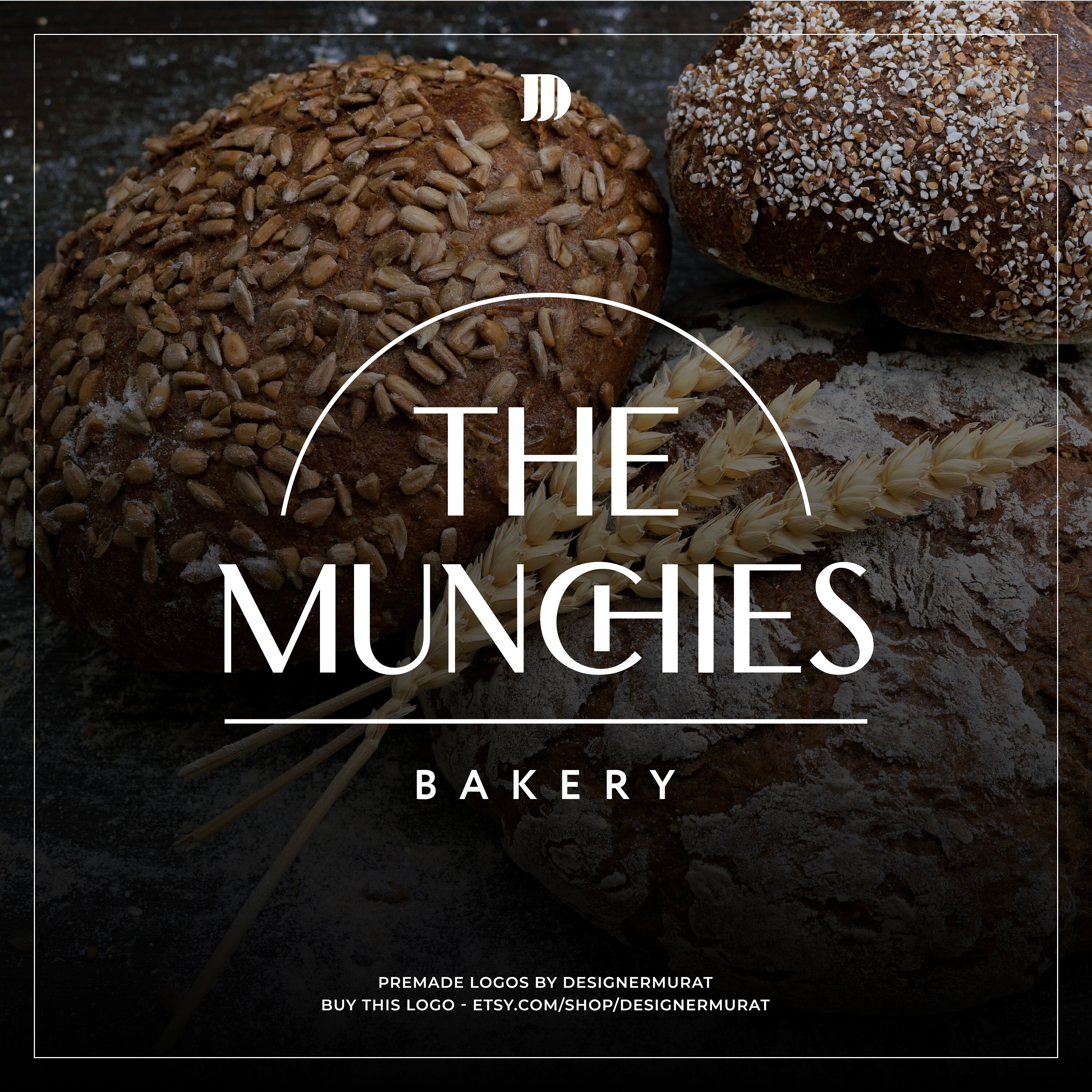 Premade Professional Logo Design Template Bakery Logo Modern | Etsy