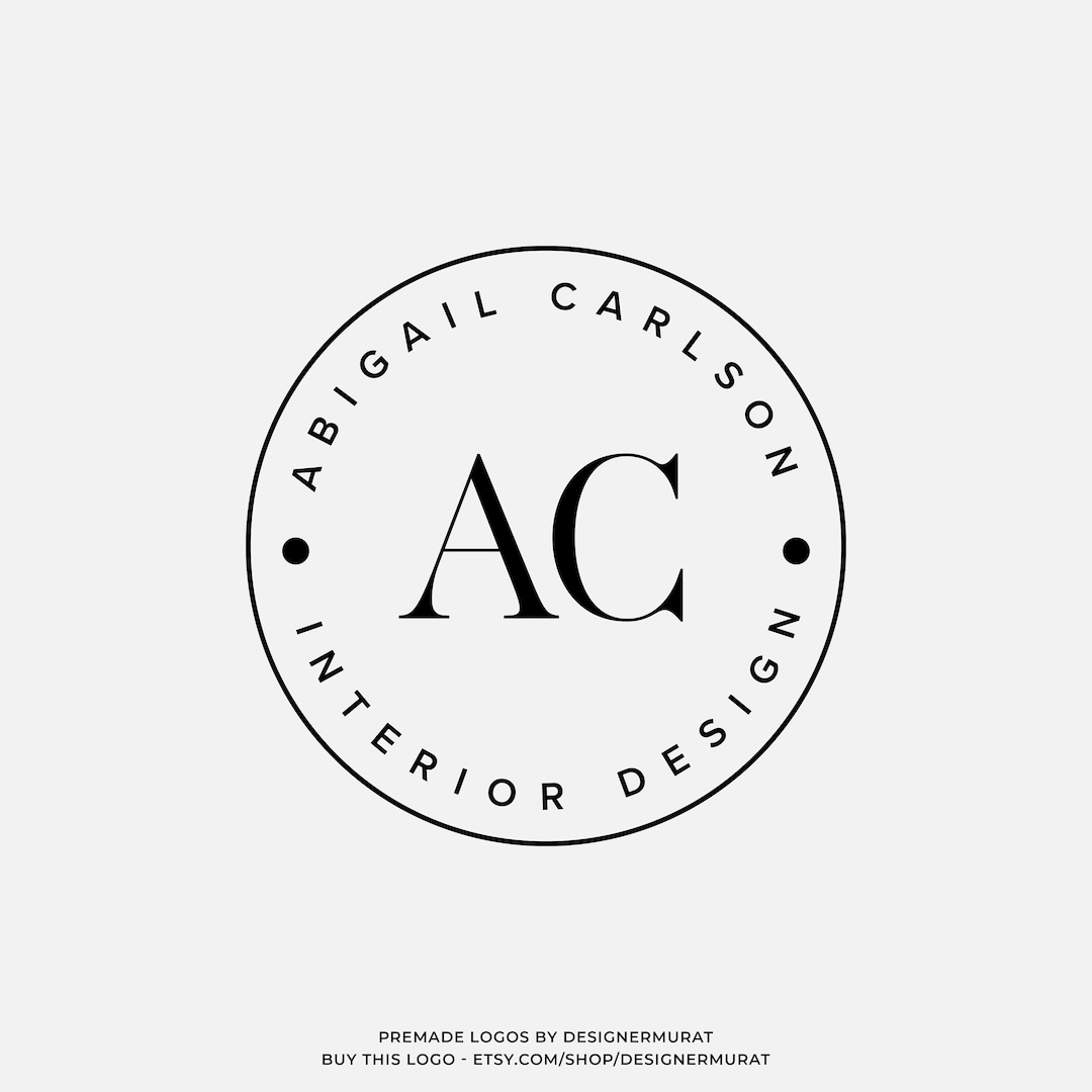 Premade Circular Logo Design Template, Company Stamp Logo Design ...