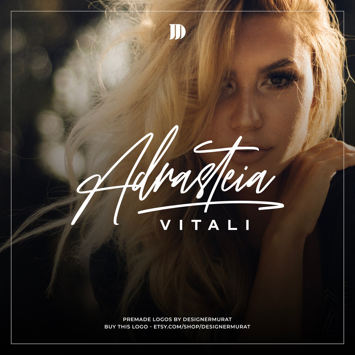 Premade Professional Photographer Script Logo Custom - Etsy