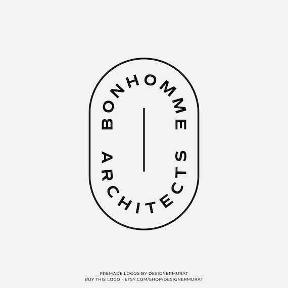 Premade Circle Realtor Logo Design Custom Oval Real Estate | Etsy