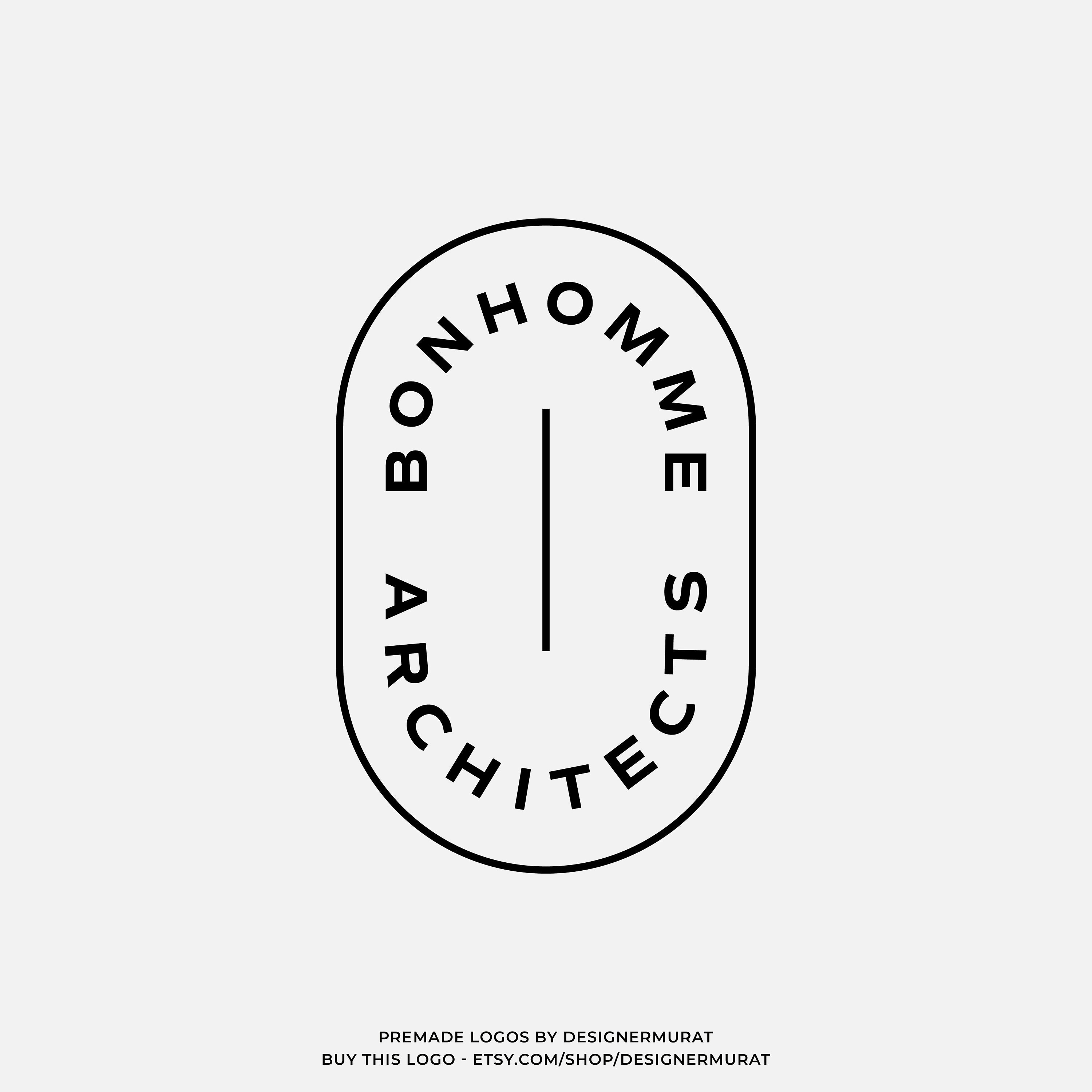 Premade Circle Realtor Logo Design Custom Oval Real Estate | Etsy