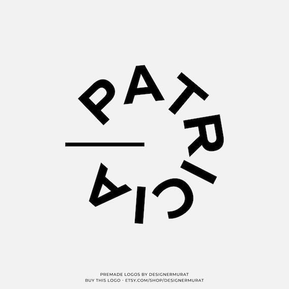 Premade Modern Circle Text Logo Design Custom Watermark - Etsy