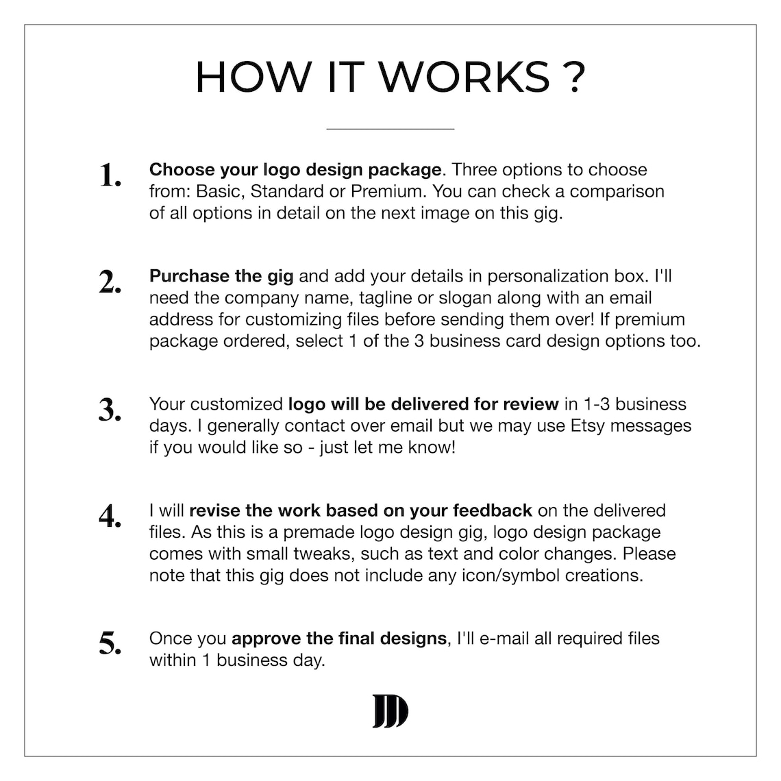 Premade Minimalist Wordmark Logo Design Custom Text Logo - Etsy