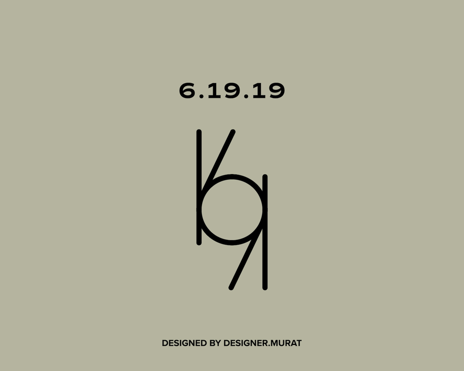 Custom Number Logo, Date Tattoo Design, Wedding Date Monogram Drawing ...