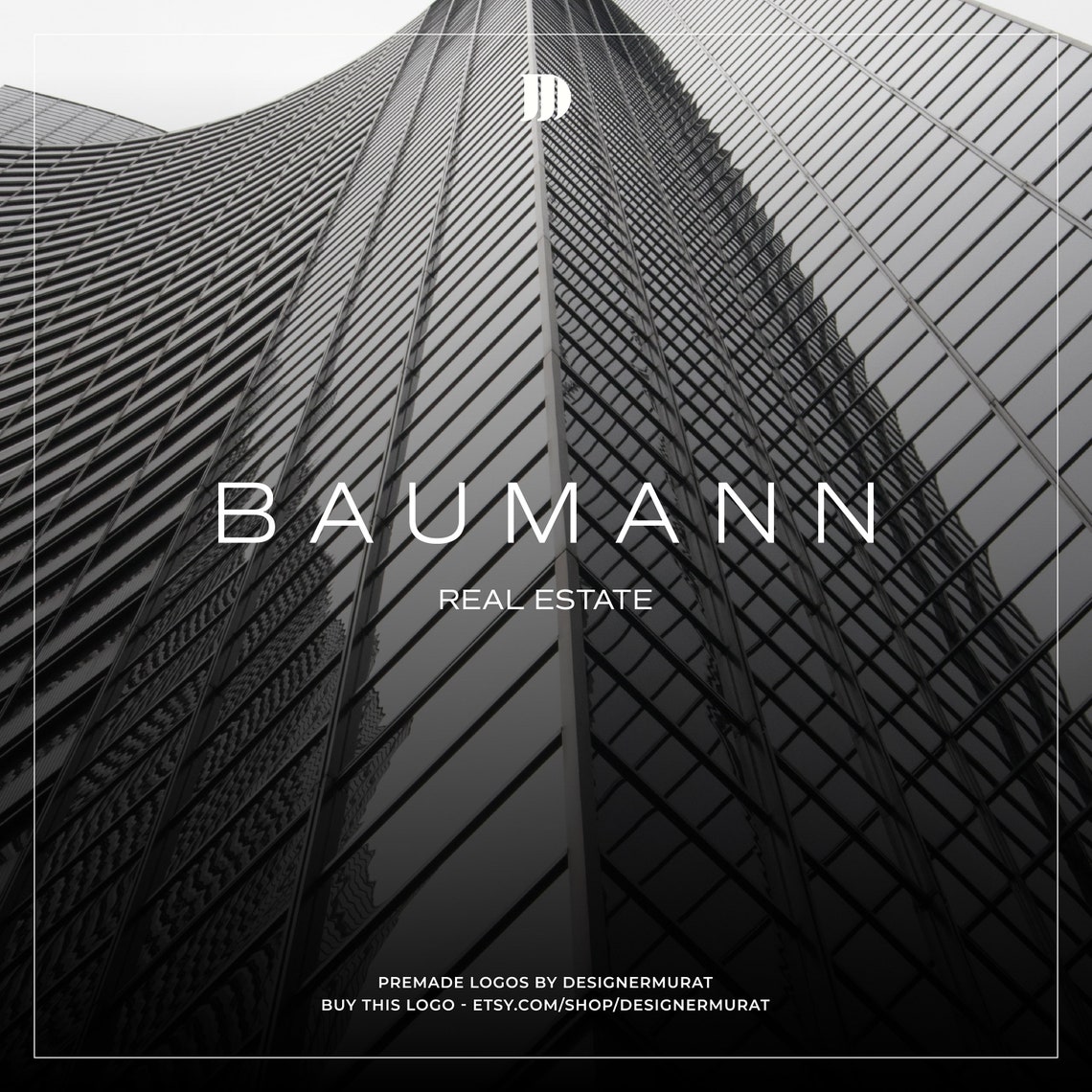 Premade Circle Realtor Logo Design Custom Watermark Logo | Etsy