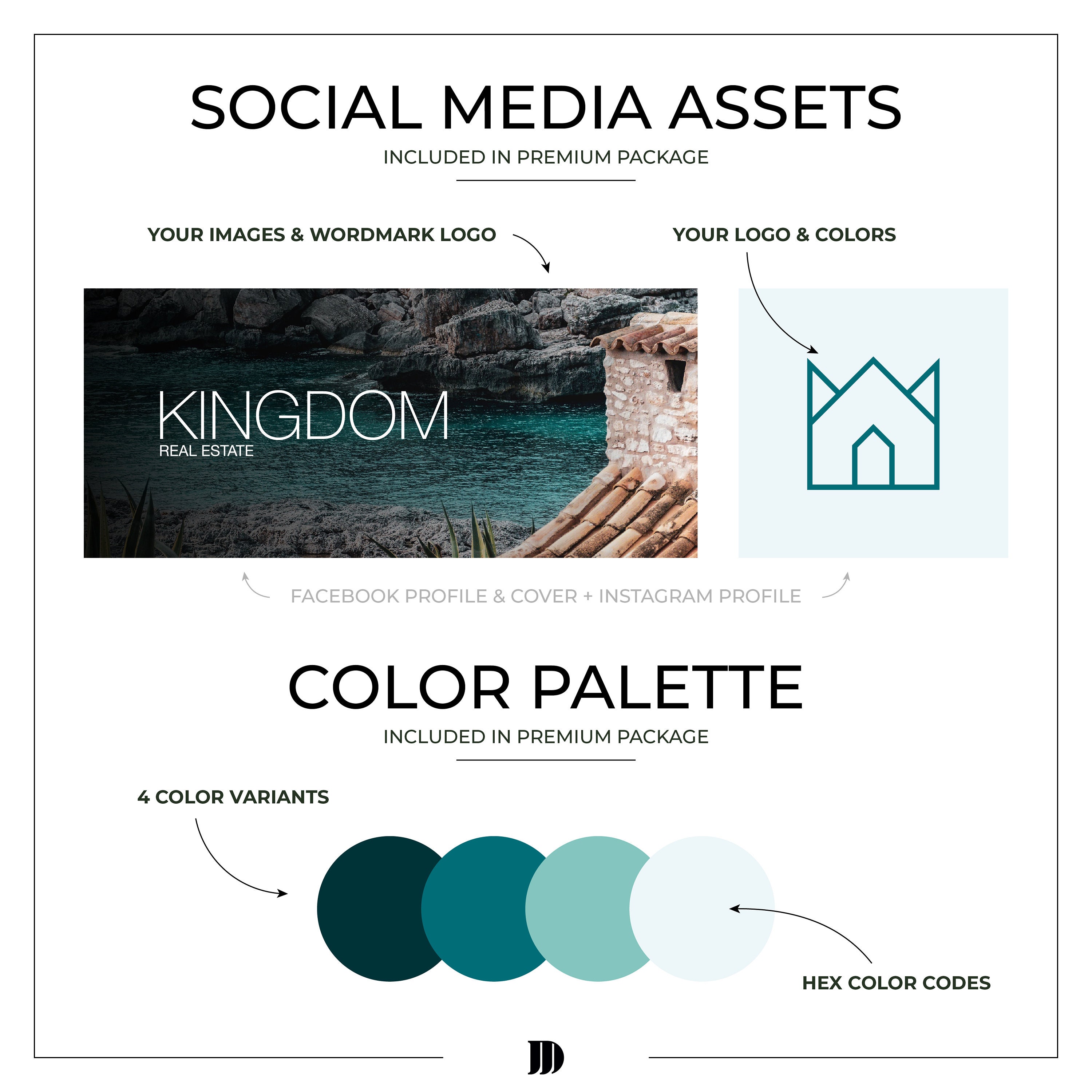 Premade Modern Property Developer Logo Design Template Luxury - Etsy