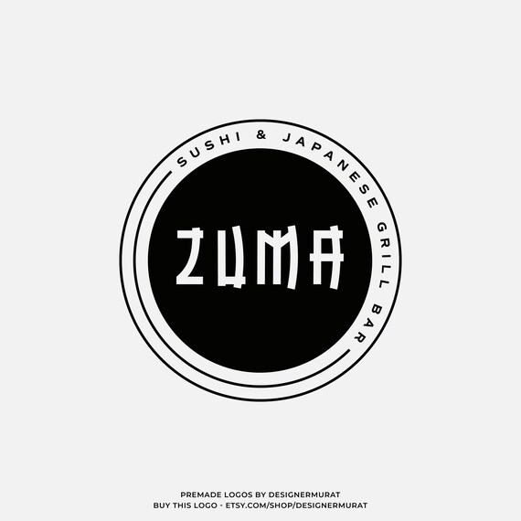 Premade Circular Stamp Logo Design Modern Professional Logo | Etsy