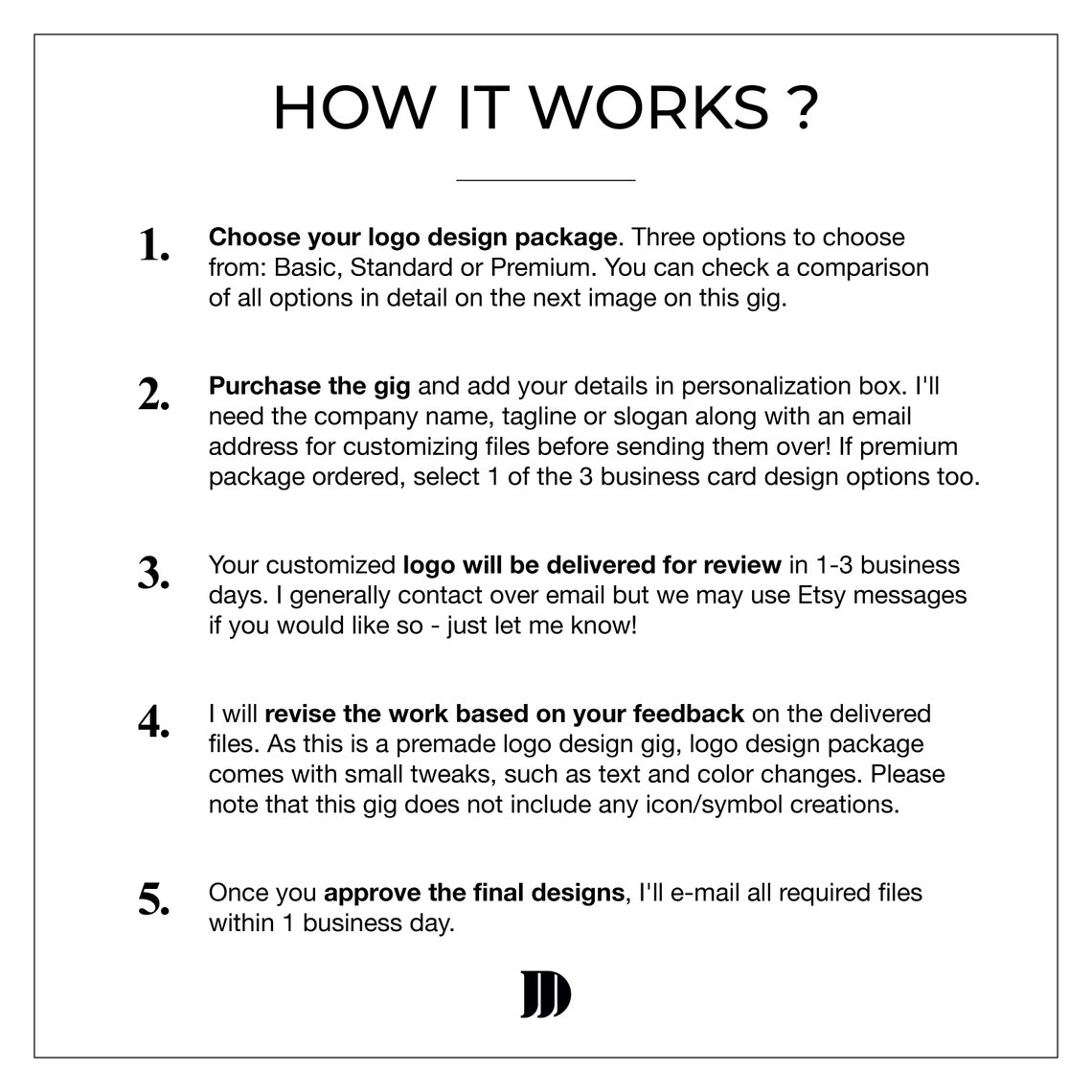 Premade Circle Script Name Letter Initials Logo Design | Etsy