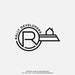 Premade Modern Home Key Logo Design Template, House Initials Logo ...