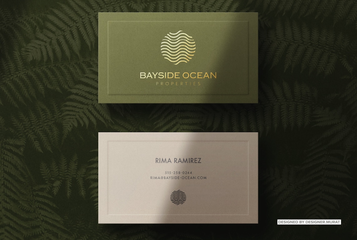 Custom Minimal Luxury Business Card Design With QR Code, Modern ...