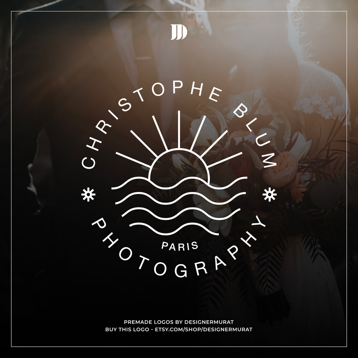 Premade Circle Photography Logo Design Template Minimalist | Etsy