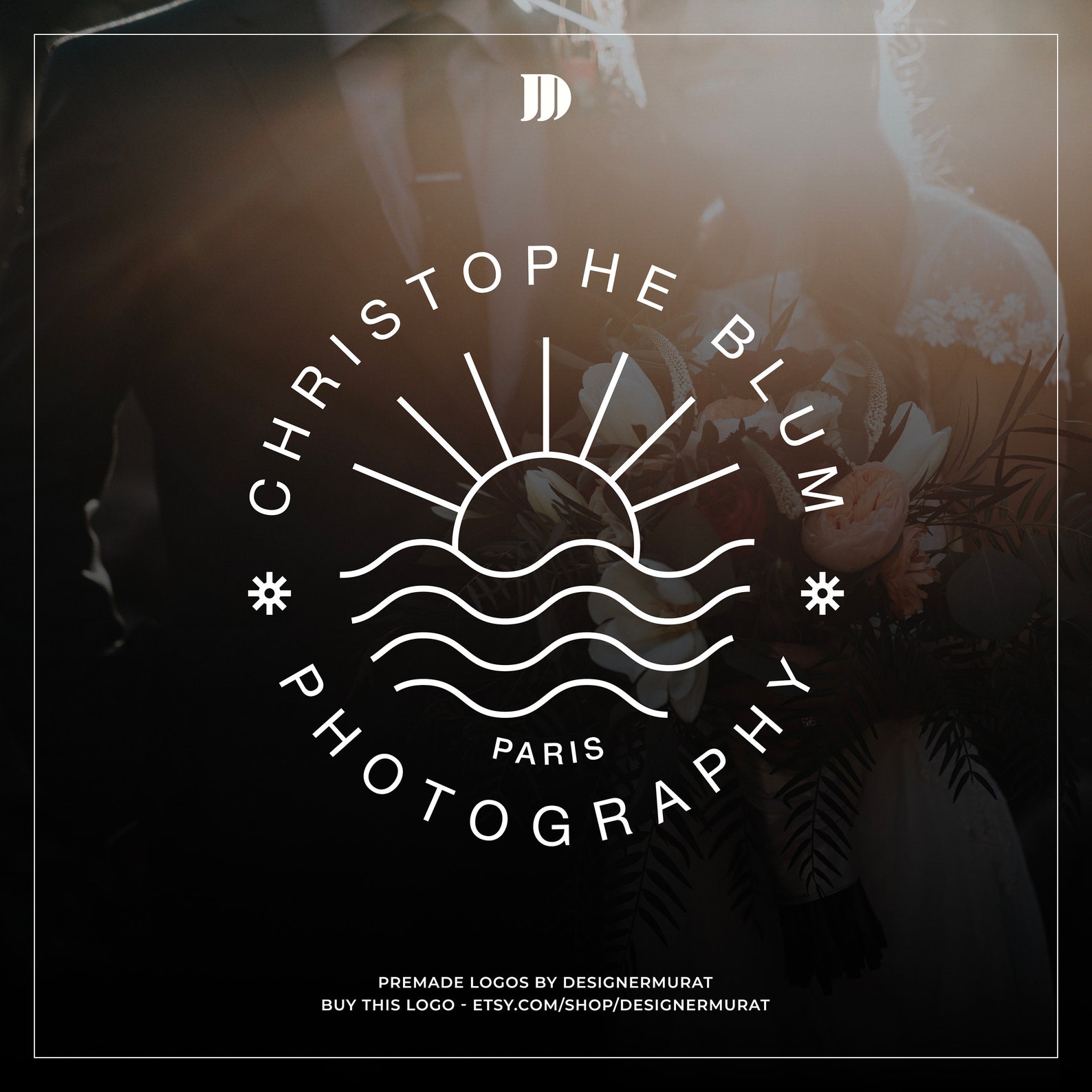 Premade Circle Photography Logo Design Template Minimalist | Etsy