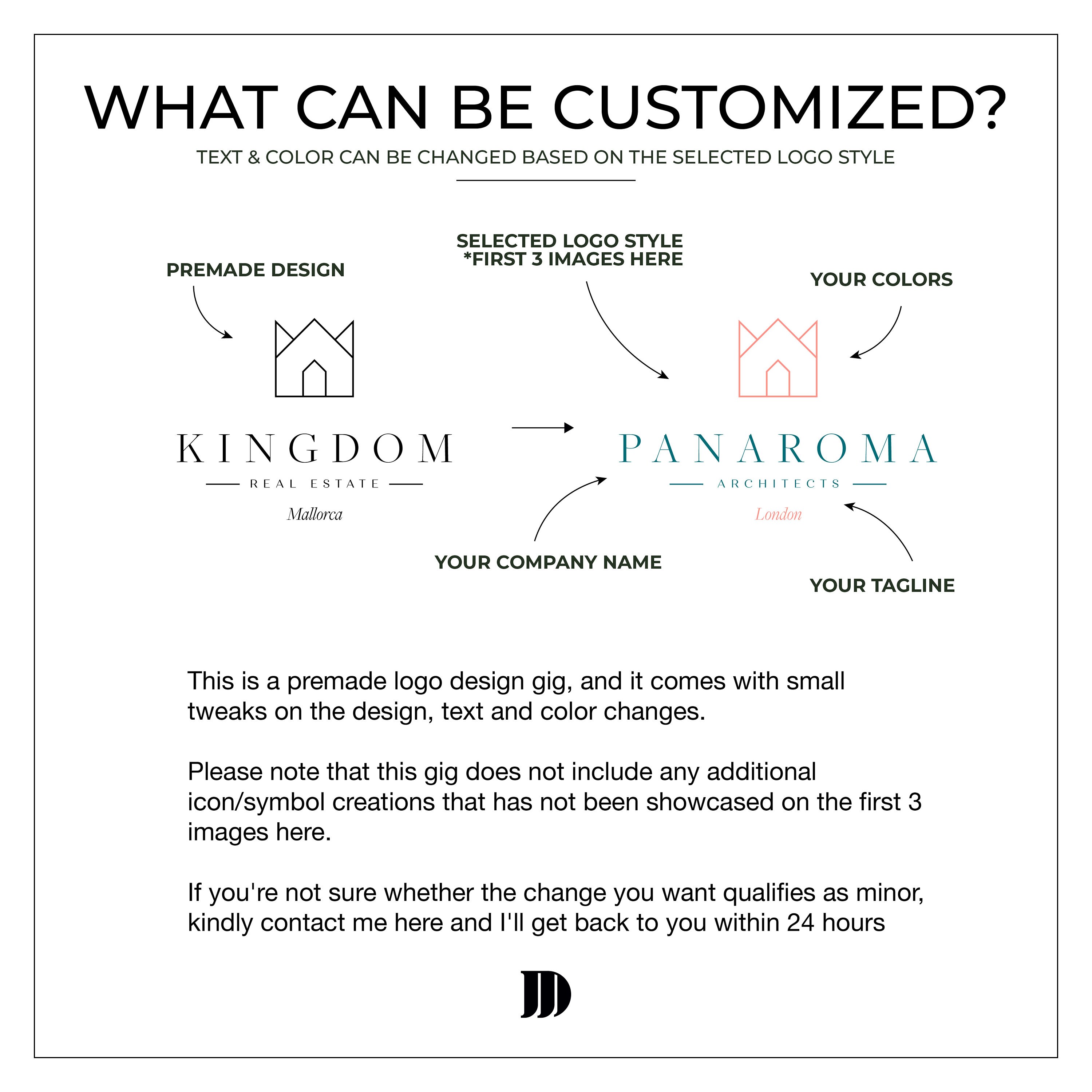 Premade Modern Property Developer Logo Design Template Luxury - Etsy