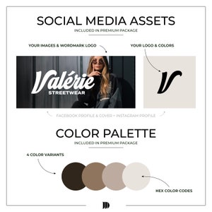 Premade Modern Streetwear Logo Design, Bold Fashion Logo, Clothing ...